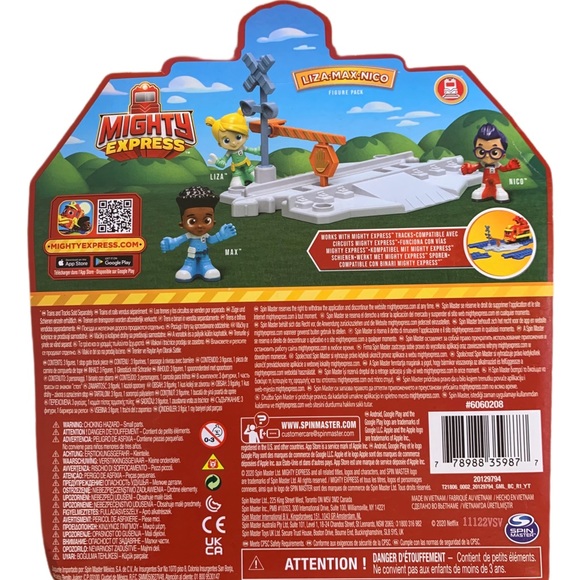 Spin Master | Toys | New Mighty Express Action Figure Liza Max Nico A ...